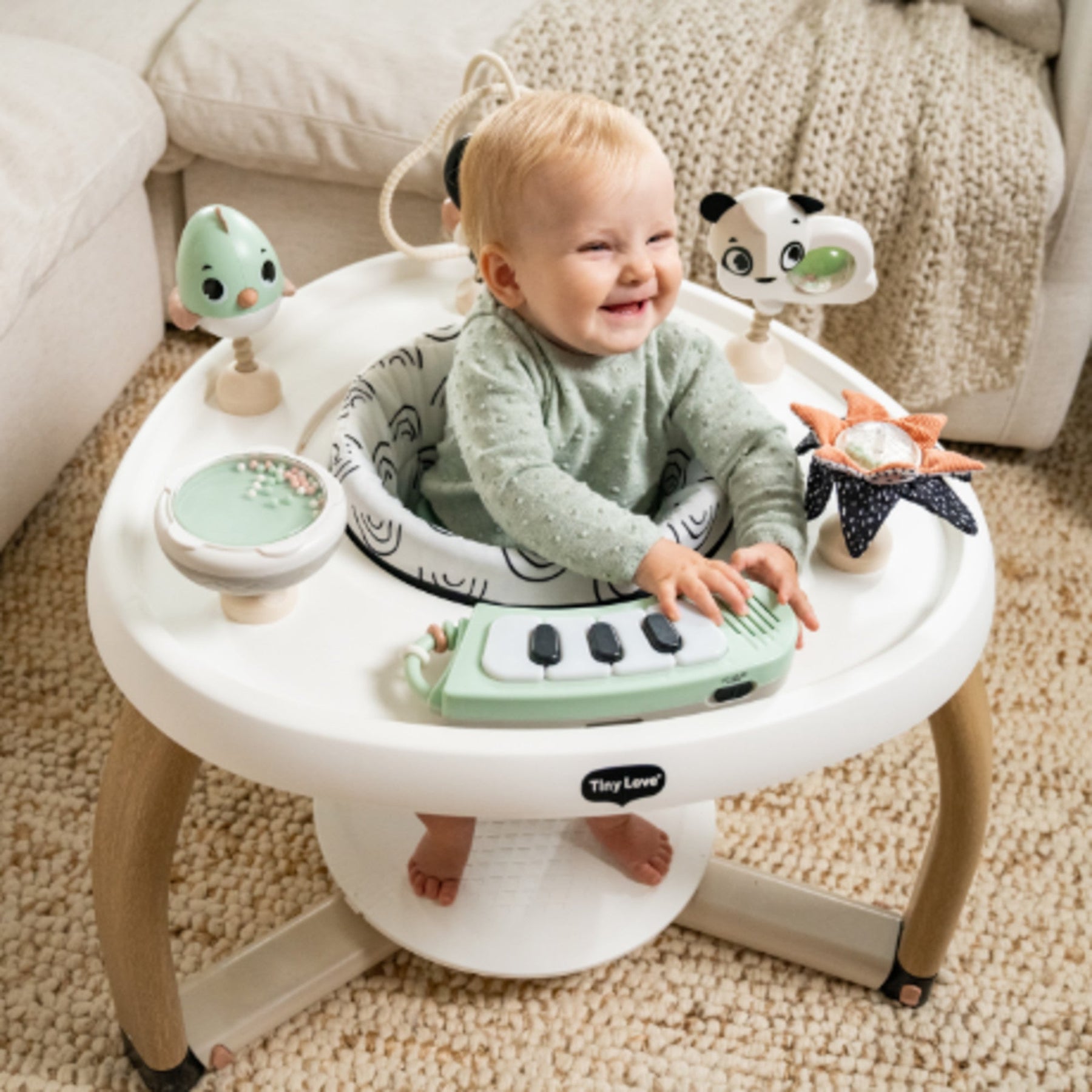 Tiny Love 5-in-1 Black & White Stationary Activity Center – Our New ...