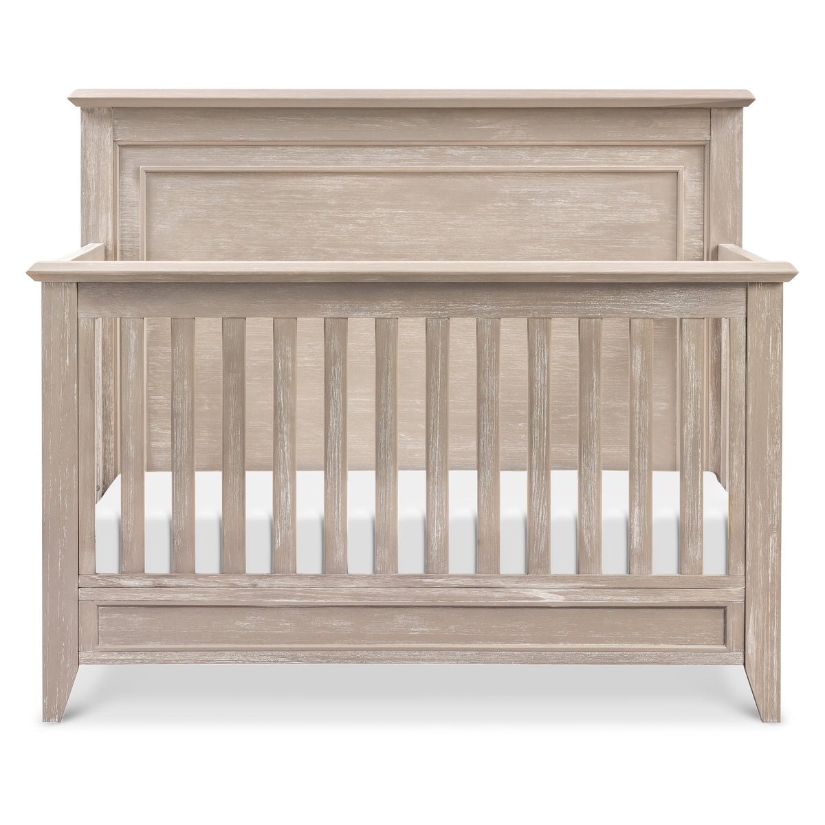 Monogram by Namesake Beckett Rustic 4-in-1 Convertible Flat Top Crib ...