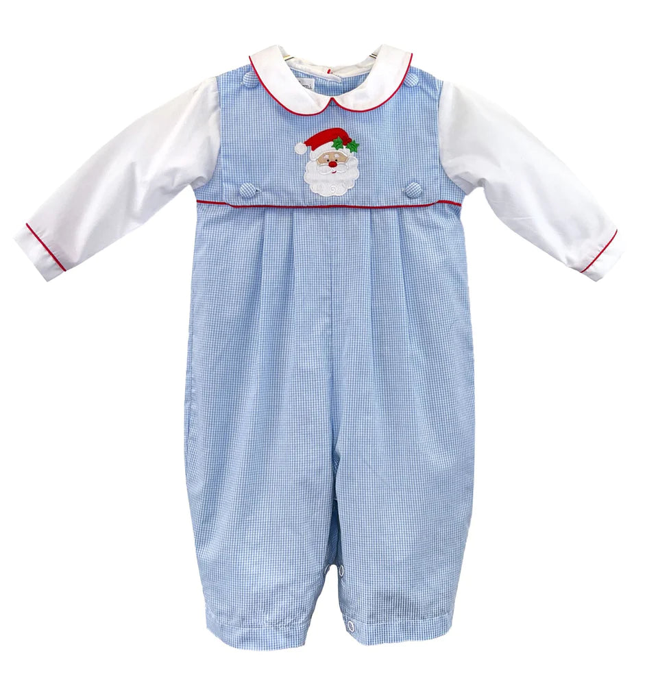 Petit Ami Santa/Airplane Longall with Removable Bib – Our New Baby! Inc