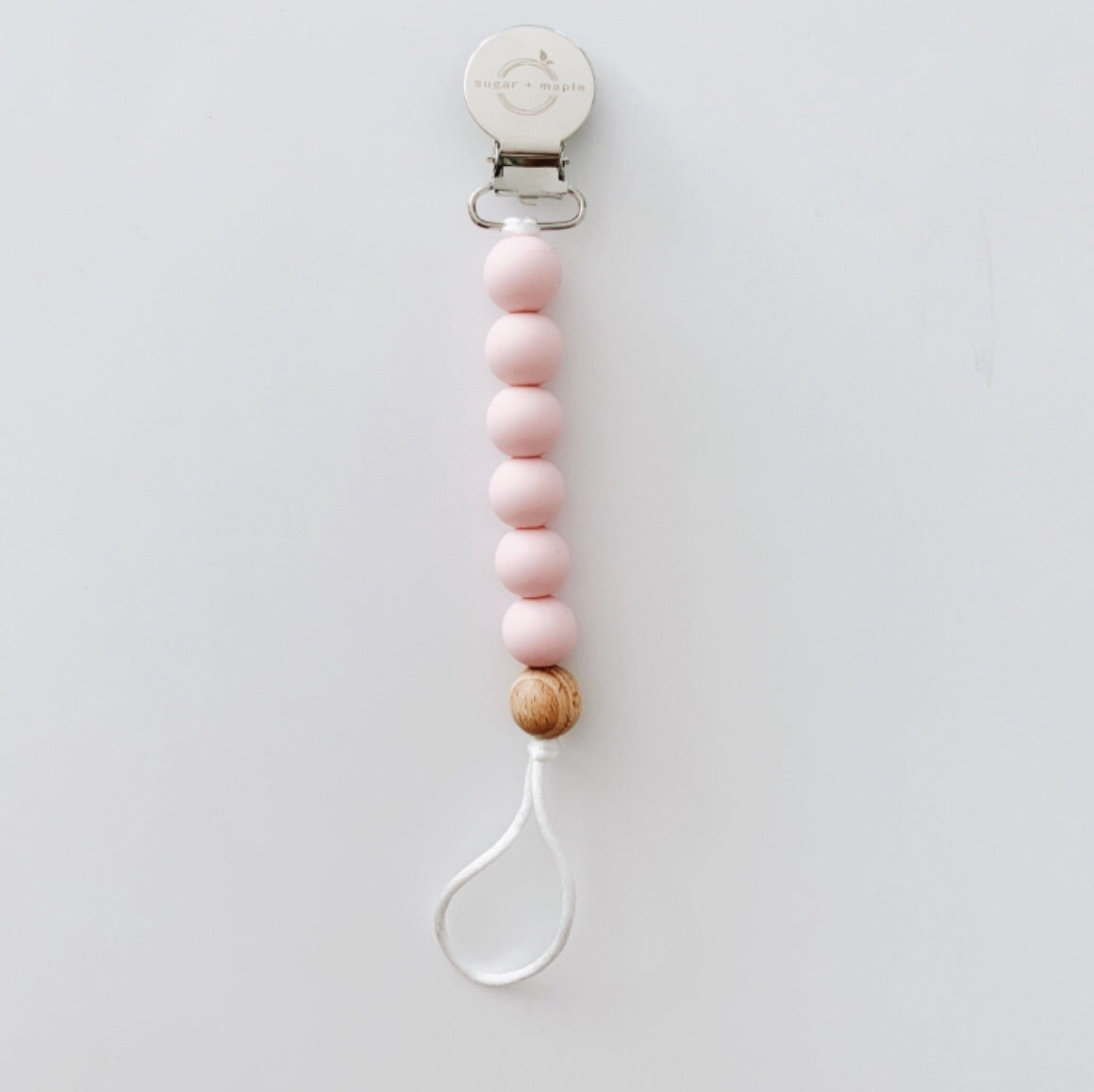 Sugar + Maple Paci and Teether Clip – Our New Baby! Inc